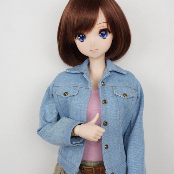 DOLL DENIM JACKET, Doll Clothes Patterns Pdf, Doll Jean Jacket, Smart ...