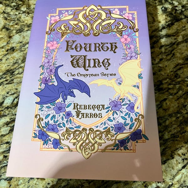 Fourth Wing Rose Gold Dust Jacket - Etsy