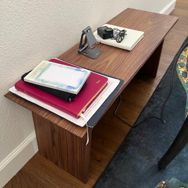 Floor Altar and Riser. Beautifully Handcrafted Bamboo Top With Walnut ...