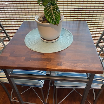 Cafe Table Butcher Block, Walnut Butcher Block Table, Table Top, Cafe ...