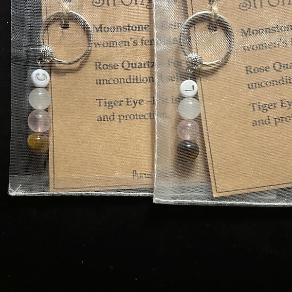 Strong Woman Crystal Keyring. Friendship Crystal Gift. Personalised ...