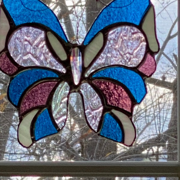 Butterfly Stained Glass Pattern PDF - Etsy