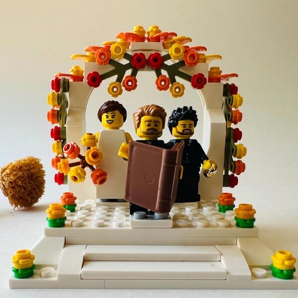 Rosary Made With Lego® Bricks - Blue, Light Blue and White Block Bricks ...