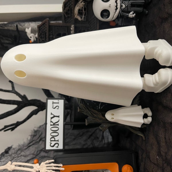 Cute Halloween Ghost With Feet 3D Printed Ghost Decoration as Seen on ...