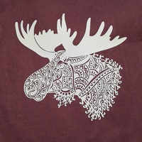 Moose SVG File, Zentangle Moose SVG, Mandala Moose SVG, Elk Svg File ...