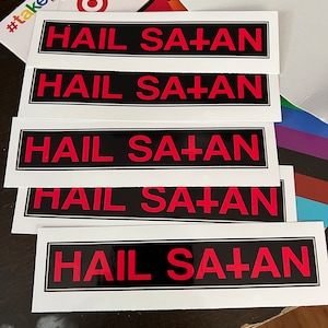 The ORIGINAL Eat A Dick Atheist Coexist Parody Removable Bumper Sticker ...