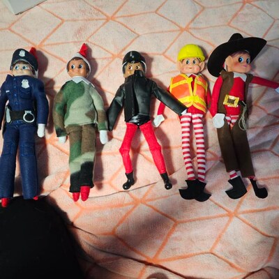 Police and Prisoner Elf Costumes, Elf Outfits, Doll Outfits, Police ...