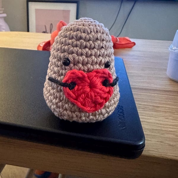 Emotional Support Eggplant, Potato, Carrot Amigurumi Printable Crochet ...