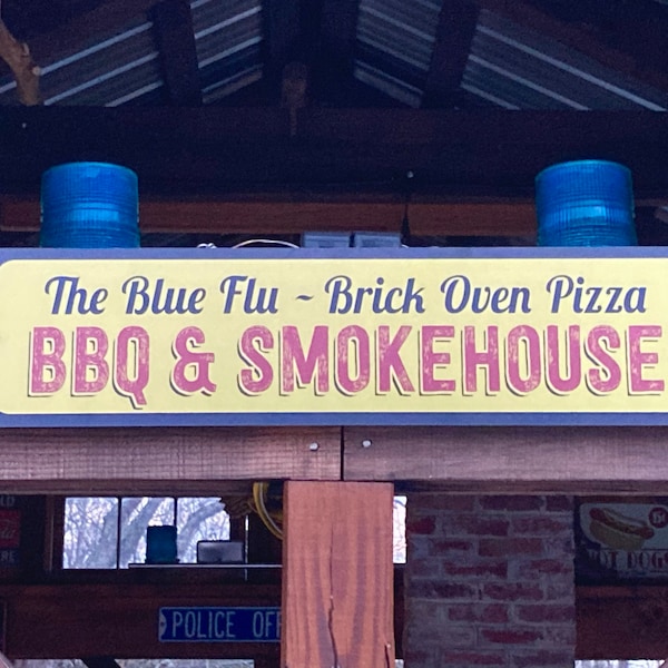 BBQ & Smokehouse Sign, Personalized Chef Smoker Cook Name Kitchen Sign ...