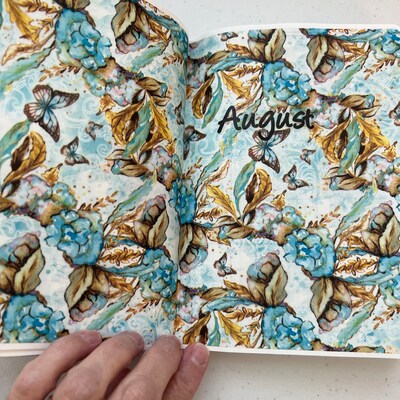 Printed Vellum Sheets/vellum Paper/black and White Botanical Vellum ...