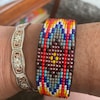 Handmade Native Inspired Beaded Cuff Bracelet, Authentic Jewelry ...