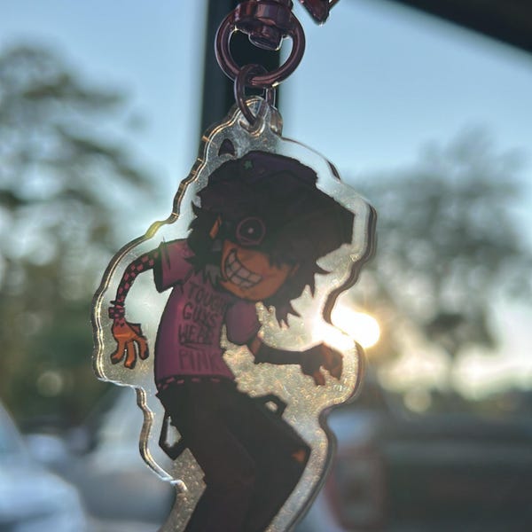 Regretevator Infected Keychain - Etsy