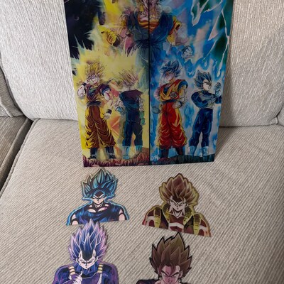 3D Lenticular Motion Anime Holofoil Decal Sticker - Etsy