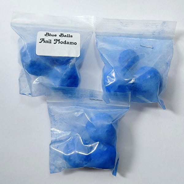Lucky Blue Balls - Ball Blueing - Añil Modamo - Etsy