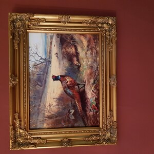 Exquisite Gold & Silver Gilt Wood and Gesso Gallery Frame - Etsy