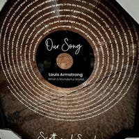 Personalized Song Lyrics Art Print, Your Favorite Song Lyric in Record ...