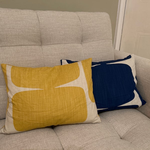 Scion - Lohko - 5 Colourways Available - Retro - Scandinavian - Abstract Boulder Cushion Cover ...