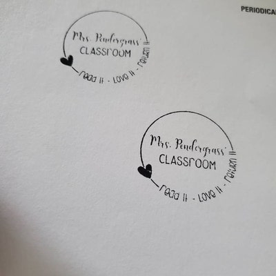 Personalized Classroom Teacher Stamp Self Inking Custom Stamps for ...