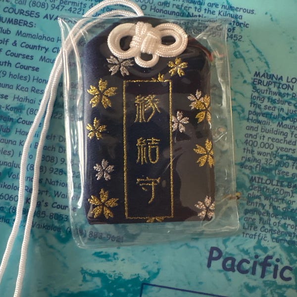 Japanese Omamori Charm for Good Health - New Talisman - Amulet - Car ...