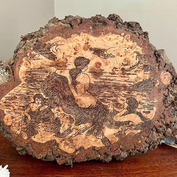 Bear Moon Pyrography Woodburning PDF Pattern Stencil for Christmas ...