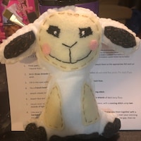 Lamb Stuffed Animal Sewing Pattern, Plush Lamb Sewing Pattern, Felt ...
