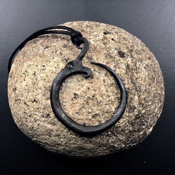 Midgard Serpent Pendant Norse Mythology Necklace Handmade Viking ...