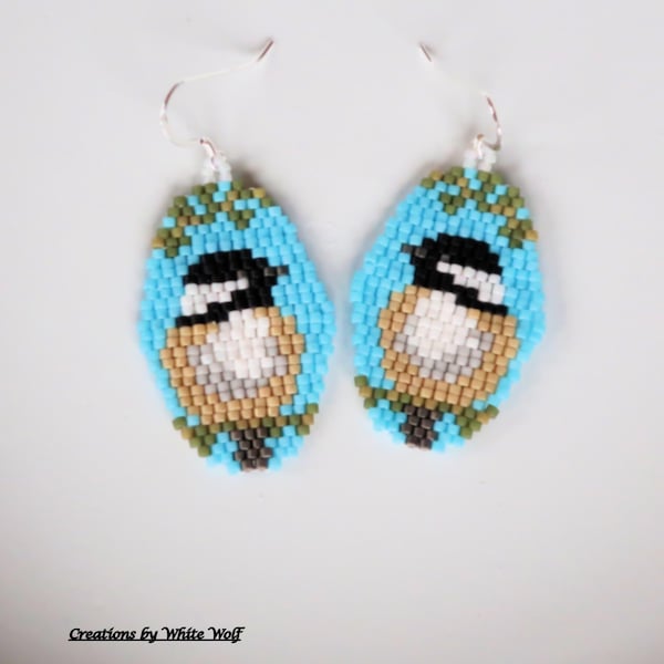 PDF BEADING PATTERN - Lupin Beaded Oval Earrings Pattern for Flower and ...