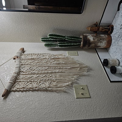 Large Canvas String Art, Geometric Rope Artwork, Minimalist Threads ...