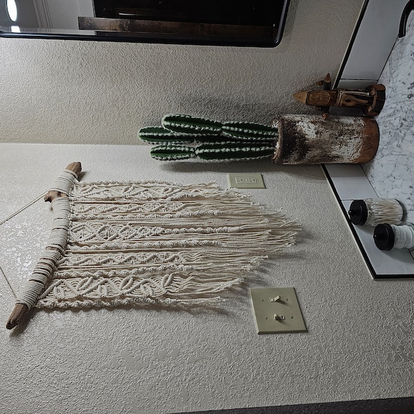 Large Canvas String Art, Geometric Rope Artwork, Minimalist Threads ...