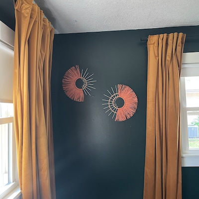 Handmade Raffia Wall Decor, 3 Pieces, Leaf Raffia Wall Decor, Bohemian ...