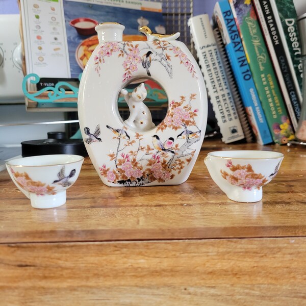 Gorgeous Dragon Head Tea Set, Japanese Hand Painted Porcelain, Eggshell ...