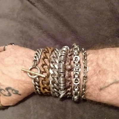 Hinged Ring for Large Knuckles Men's Band Personalized Ring Oxidized ...