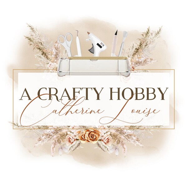 Crafter Logo - Crafting Business Logo - Premade Logo Design - Boho ...