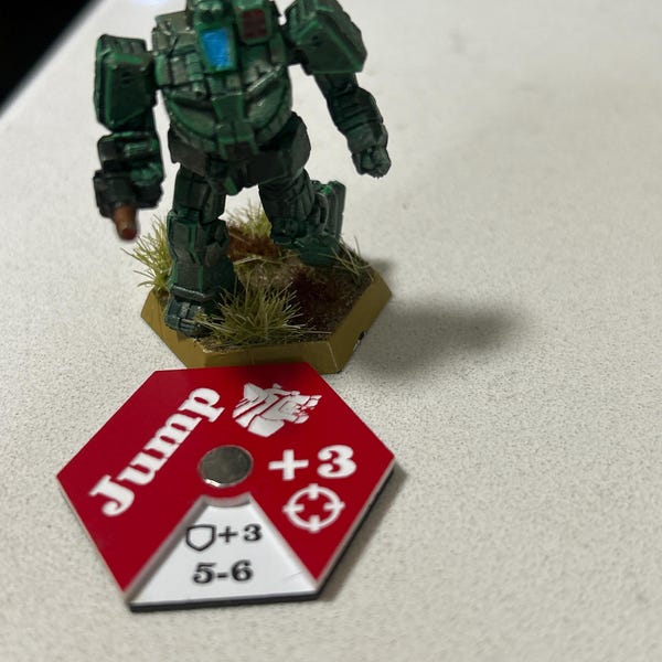 Battlemecha Heavy Smoke Tokens ... Track Smoke Easily With Tokens. - Etsy