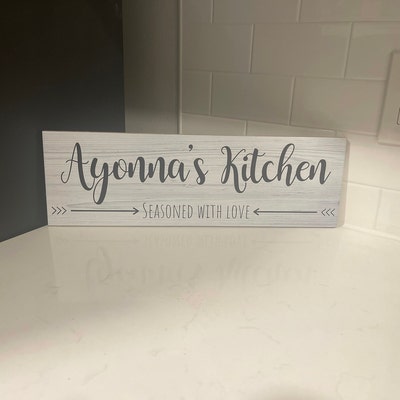 Kitchen Sign, Kitchen Decor, Custom Sign, Kitchen Signs Decor ...
