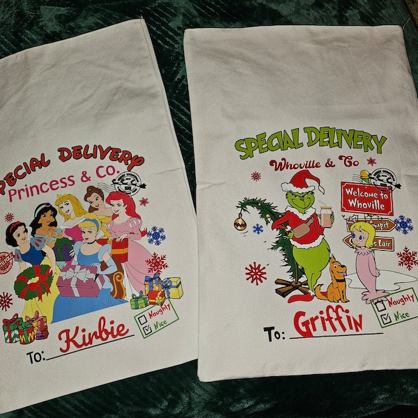 Blank Sublimation SANTA SACKS| Double Layer Santa Sack | Wholesale ...