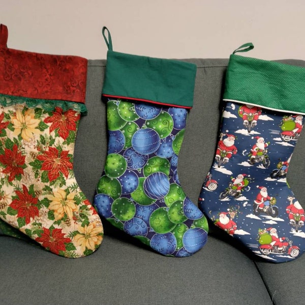 Christmas Stocking PDF Sewing Pattern, Multiple Sizes and Shapes - Etsy