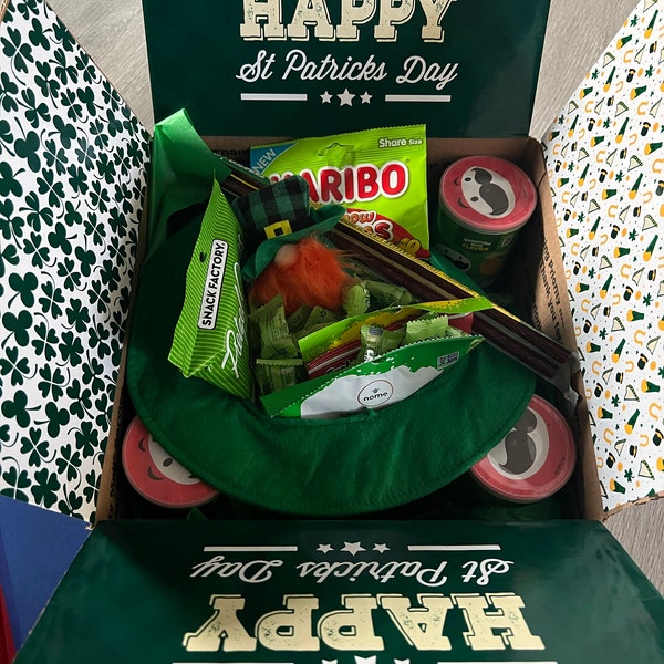 St. Patrick's Day Gift Box / Care Package for Boyfriend / College ...