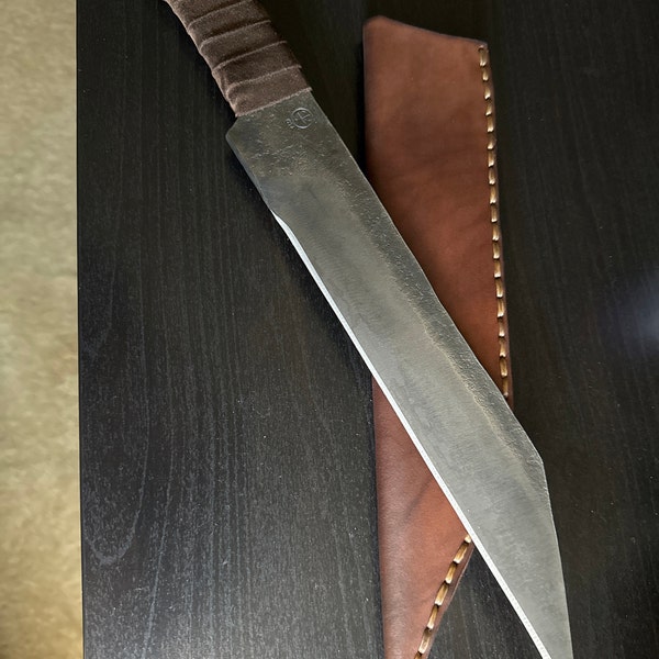 Viking Utility Seax and Sheath Hand Forged Handmade - Etsy