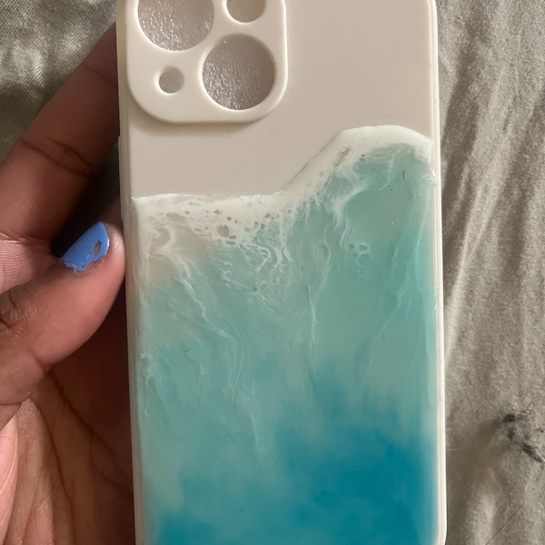 Ocean Style iPhone Case, Handmade Beach iPhone iPhone 16 15 14 Plus 13 Pro Max iPhone 12 Mini ...
