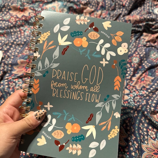 Spiral Notebooks | Soft Cover Journal | Faith Notebook | Praise God ...