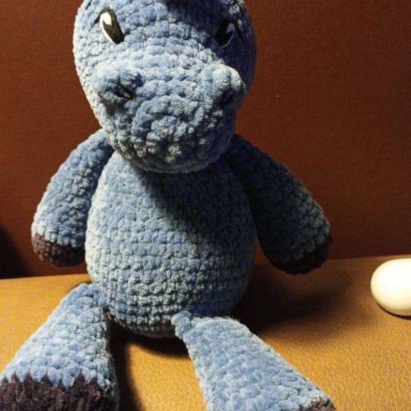Crochet Plushie Dinosaur Amigurumi Toy With Our Instant Download ...