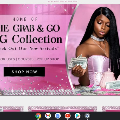 Hair Website Design, Lace Wig Website, Hair Extensions Website, Hair ...