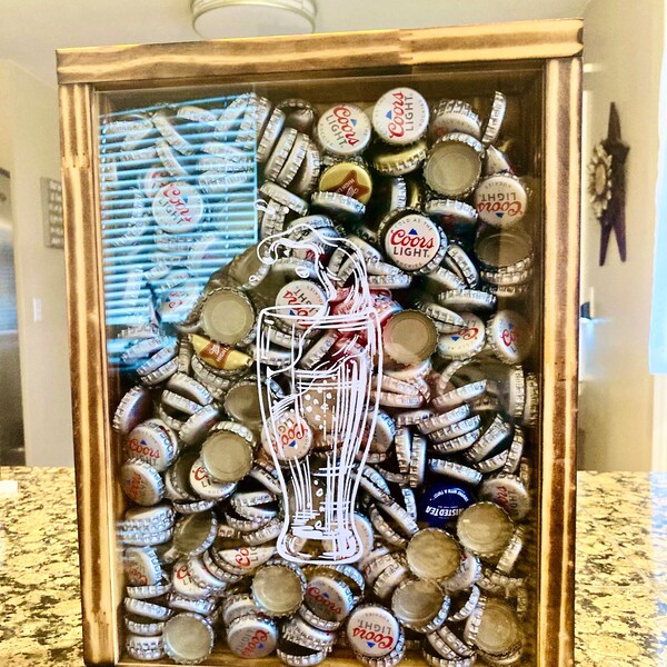 Personalized XL Shadow Box • Handmade Shadow Box • Rustic Shadow Box ...