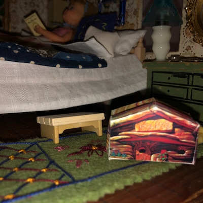 Troll House Troll Cave Dollhouse Miniature 1:12 Scale Wishnik Troll ...