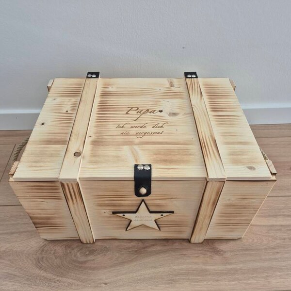 Large Storage Box / Wooden Memory Box / Storage Box / Memory Box ...