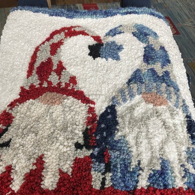 Whimsy Rugs Rug Hooking Pattern Circle Circus Two Sizes Monks Cloth or ...