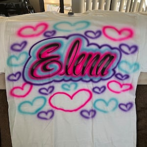 Airbrush Est Year Design - Etsy