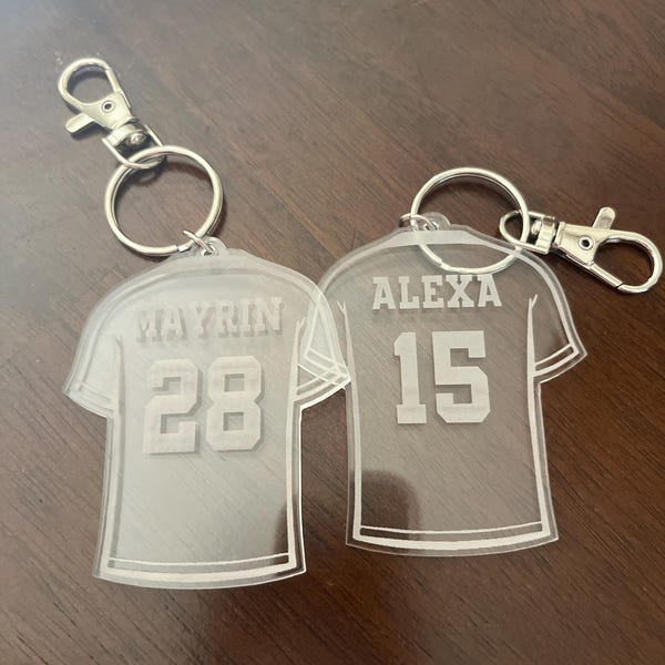 Soccer Team Gifts, Jersey Keychains, Senior Gift, Soccer Personalized ...
