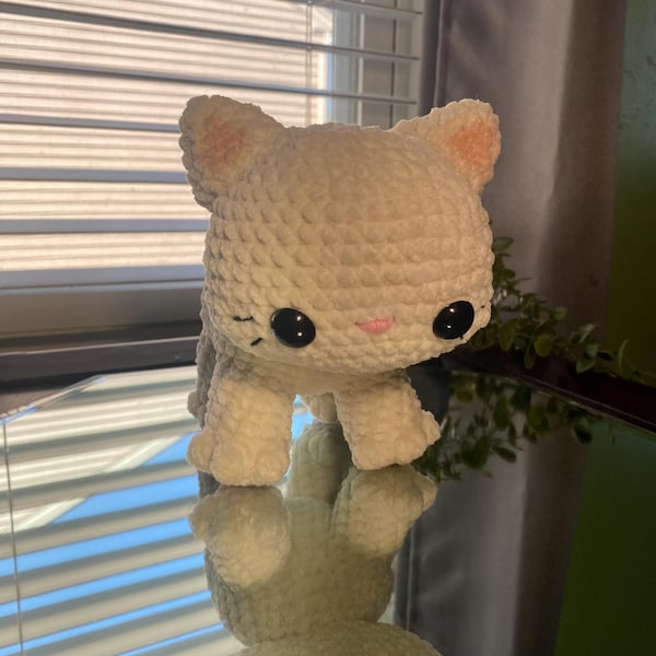 Crochet CAT WITH HAT Pdf Pattern - Etsy